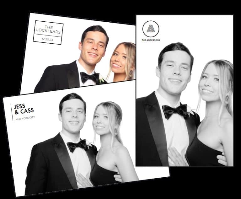 Black and White Photo Booth | Ultimate Glam - Luxe Booth | Photo Booth ...