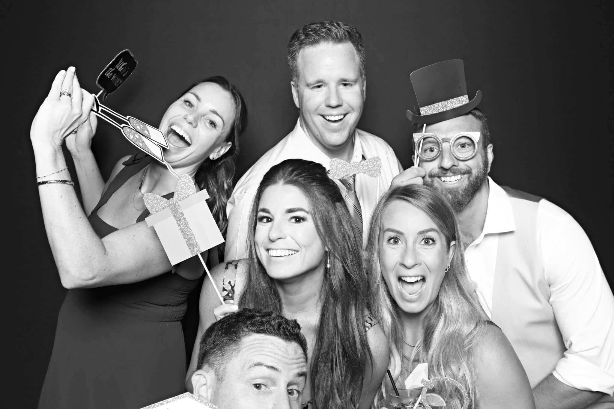 Black and White Photo Booth | Ultimate Glam – Luxe Booth | Photo Booth Rental