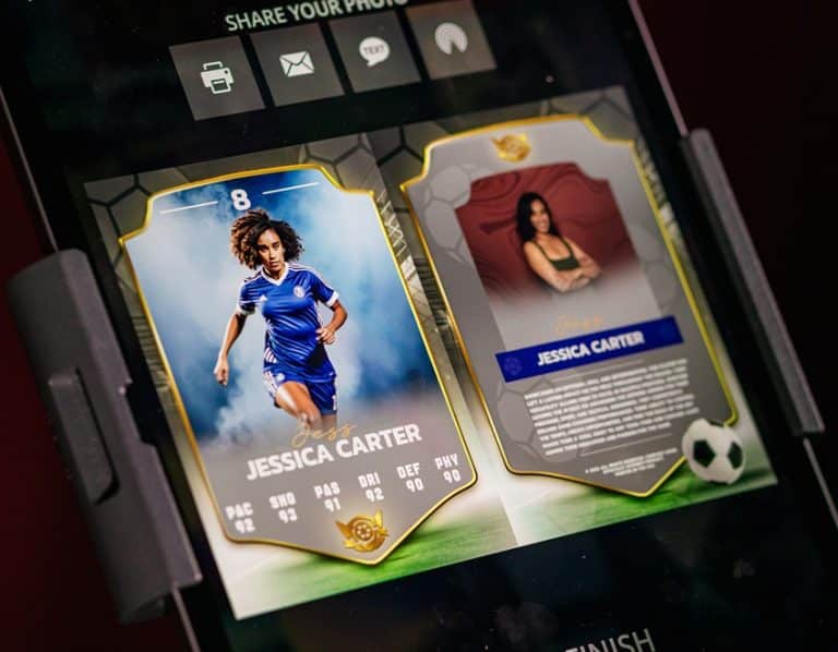 Trading Card Photo Booth | Custom Sports Card Prints On-Site