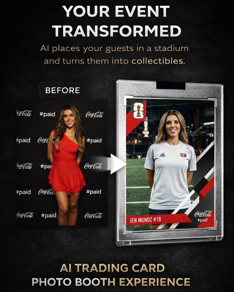 Trading Card Photo Booth | Custom Sports Card Prints On-Site