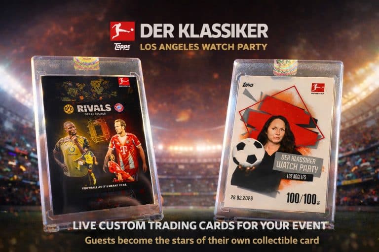 Trading Card Photo Booth | Custom Sports Card Prints On-Site